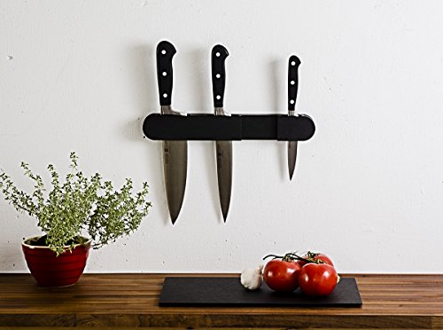 Epicurean Cutting Surfaces Epicurean Wall-Mounted Knife Holder, 3 Slot, Slate