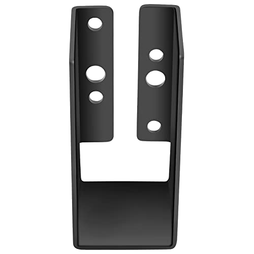 VEVOR Concealed Joist Hanger, 2"x4" Outdoor Accent Concealed-Flange, Pack of 24 Concealed Joist Bracket, Q235 Steel Plate Powder-Coated Concealed Face Mount Joist Hanger for 2"x4" Beam Swing, 3.7"