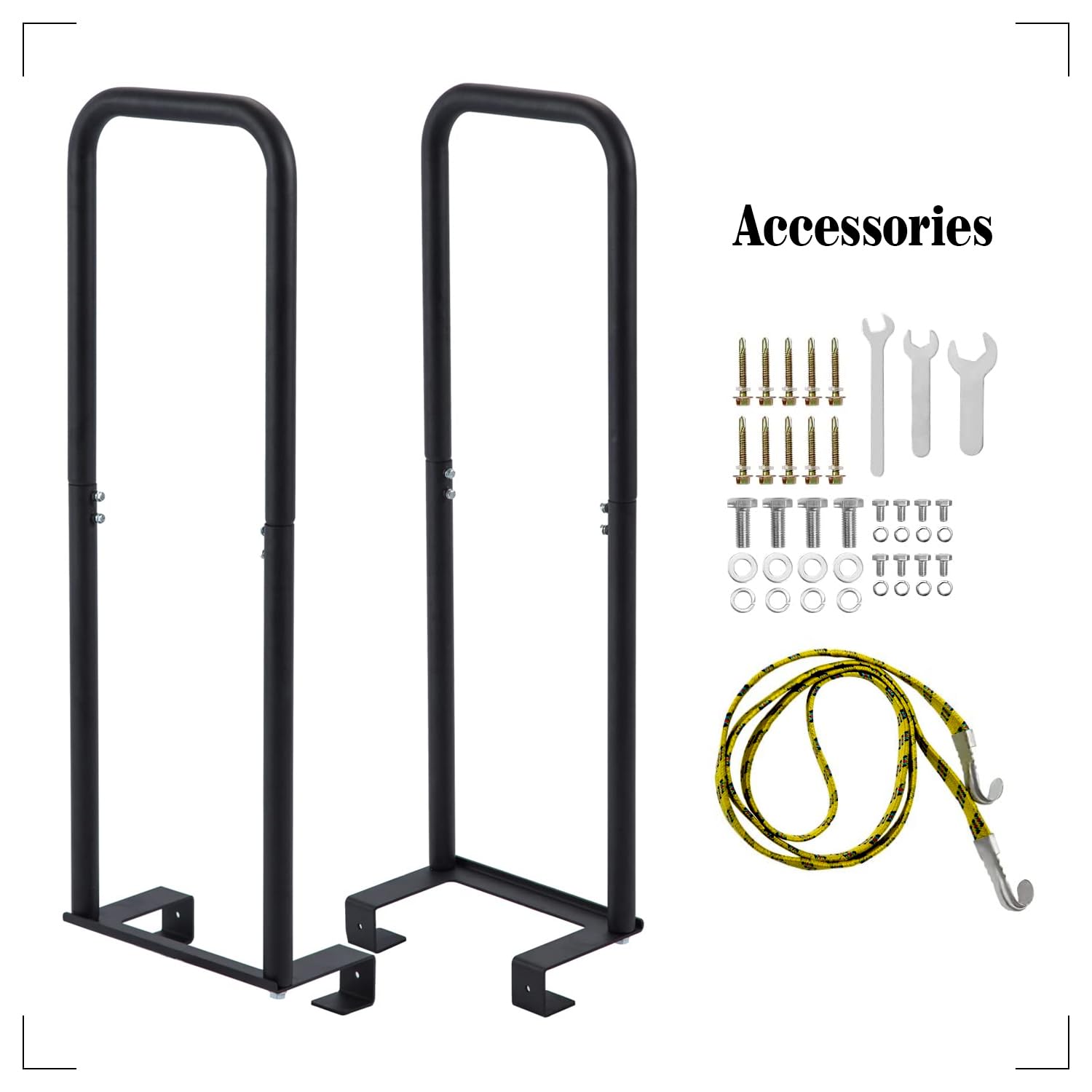 Dolly Converter Arms Converts Your 4 Wheel Dollies into a Panel Cart,250 lbs Capacity, 12" Width x 38" Height