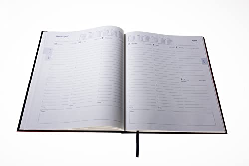 Collins Debden Collins Standard Desk 2024 Diary Quarto Week to View Business Diary (Appointments) - Business Planner and Organiser - January to December 2024 Diary - Weekly - Blue - A36.60-24