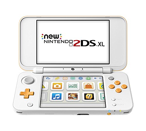 New Nintendo 2DS XL Handheld Game Console - Orange + White With Mario Kart 7 Pre-installed - Nintendo 2DS (Renewed)