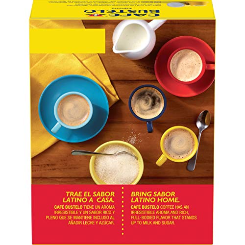 Café Bustelo Espresso Dark Roast Coffee, 10 Count Capsules for Espresso Machines, 11 Intensity (Packaging May Vary)