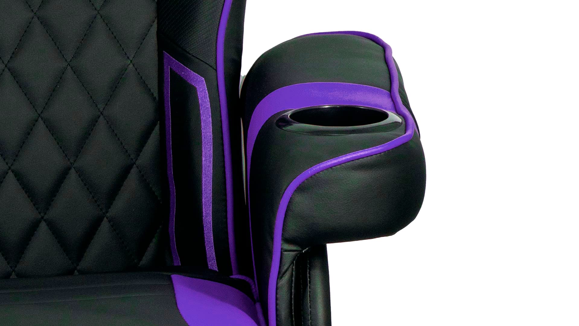 Turismo Racing Stanza Gaming Recliner - Ultimate Reclining Chair for PlayStation 5 and Xbox Gaming - Purple