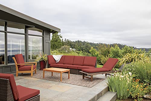 Classic Accessories Ravenna Water-Resistant 72 x 21 x 3 Inch Patio Chaise Lounge Cushion, Spice, Patio Cushion