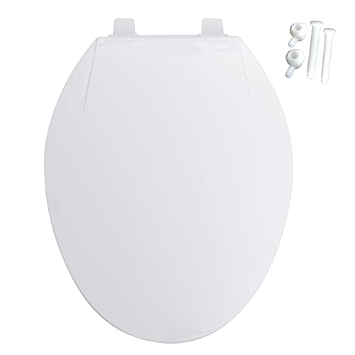 Oblong Toilet Seat elongated Toilet Seats for Standard Toilets Lid White Plastic Toliet Seat Replacement Oval tapa de inodoro