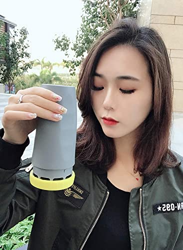 CHENGNAN Twizz Coffee Cup Aperture Mug with Straw Double Silicone TikTok Leak Proof and Insulated Revolutionary Twist Plastic Travel Mug, Lidless Panda