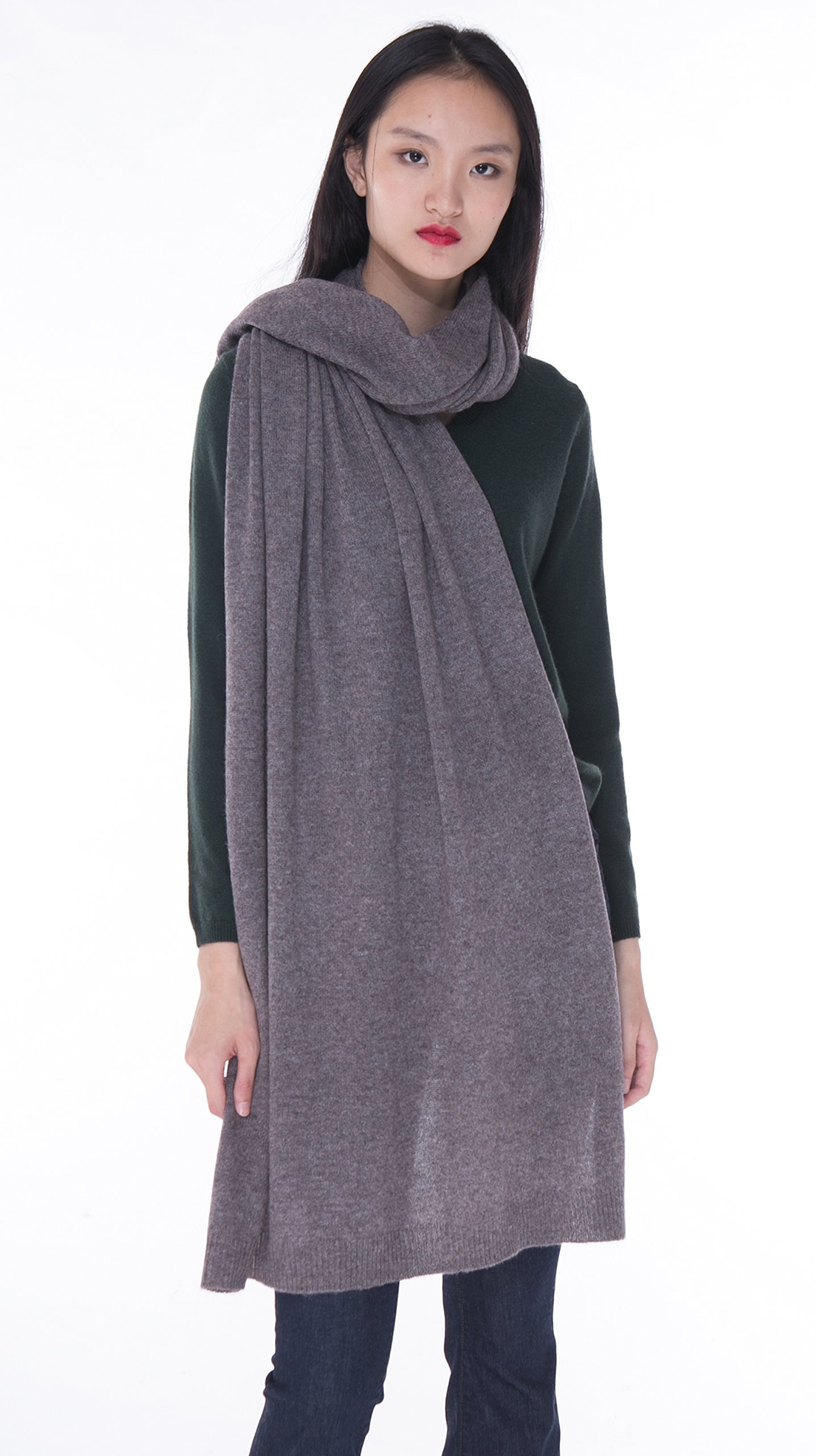 cashmere 4 U 100% Pure Cashmere Wrap Shawl- Extra Large Stole Scarf for Woman