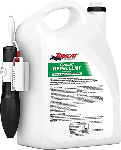 Tomcat Rodent Repellent for Indoor and Outdoor Mouse and Rat Prevention, Ready-To-Use, 1 gal.