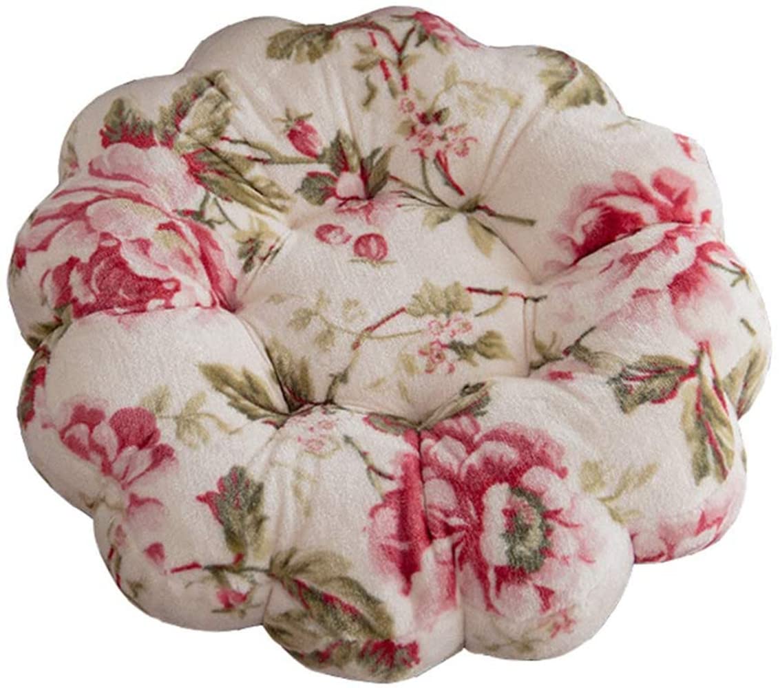 PAAPA Flower-Shaped Seat Pillow Seating Cushion Flower Floor Pillow Outdoor Furniture Flannel Chair Pads Round Cushion great for living room,bedrooms,dining room,office etc Home Decor(Pink flower-1)