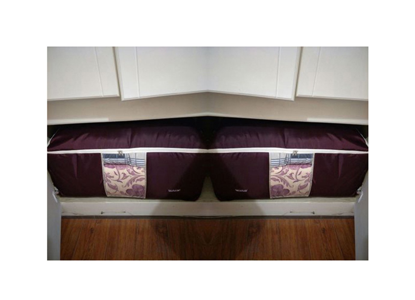 Oululu Oxford Storage Bag for Quilt Blanket Clothes Comforter (Wine Red, XL)