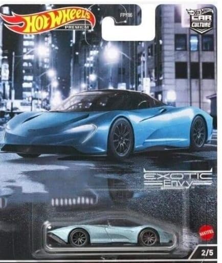 Hot Wheels Car Culture 2022 Exotic Envy Complete Set of 5 Diecast Vehicles from FPY86-957M Release