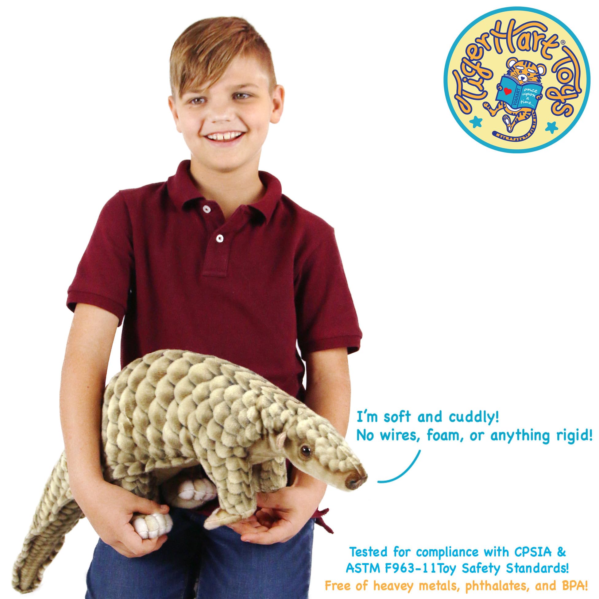TigerHart Pandy The Pangolin - 30 Inch Stuffed Animal Plush