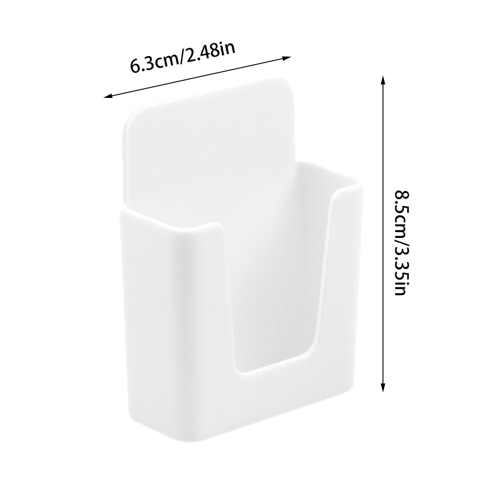 EsEico Remote Holder Wall Mount - Self-Adhesive Storage Box | TV Remote Holder Media Storage Boxes | Wall Mount Storage Organizer | Remote Control Organizer Storage Containers, WVOWT2D4475XV3P71C9