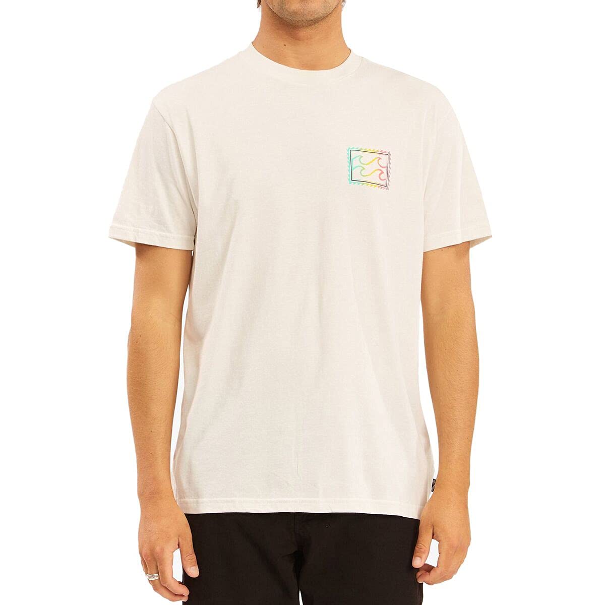 Billabong Men's Short Sleeve Premium Logo Graphic T-Shirt, Indigo Heather Access, M