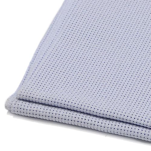 HomeSoGood Aida Cloth 11 Count White Classic Reserve Aida Cloth,39 x 59 Inch Big Size White Aida Cross Stitch Fabric
