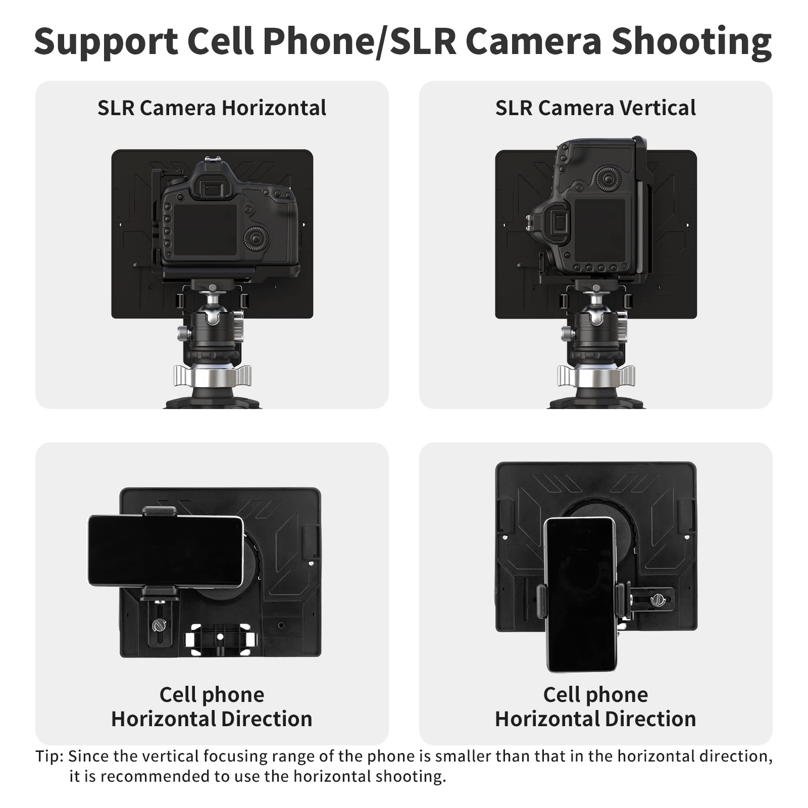 Professional Teleprompter for iPad Smartphone Tablet 11 inches for DSLR Camera w/Remote APP Control, Splitter Glass for Wide Angle Video Recording Vlogging Live Streaming,w/Portable Carry Case