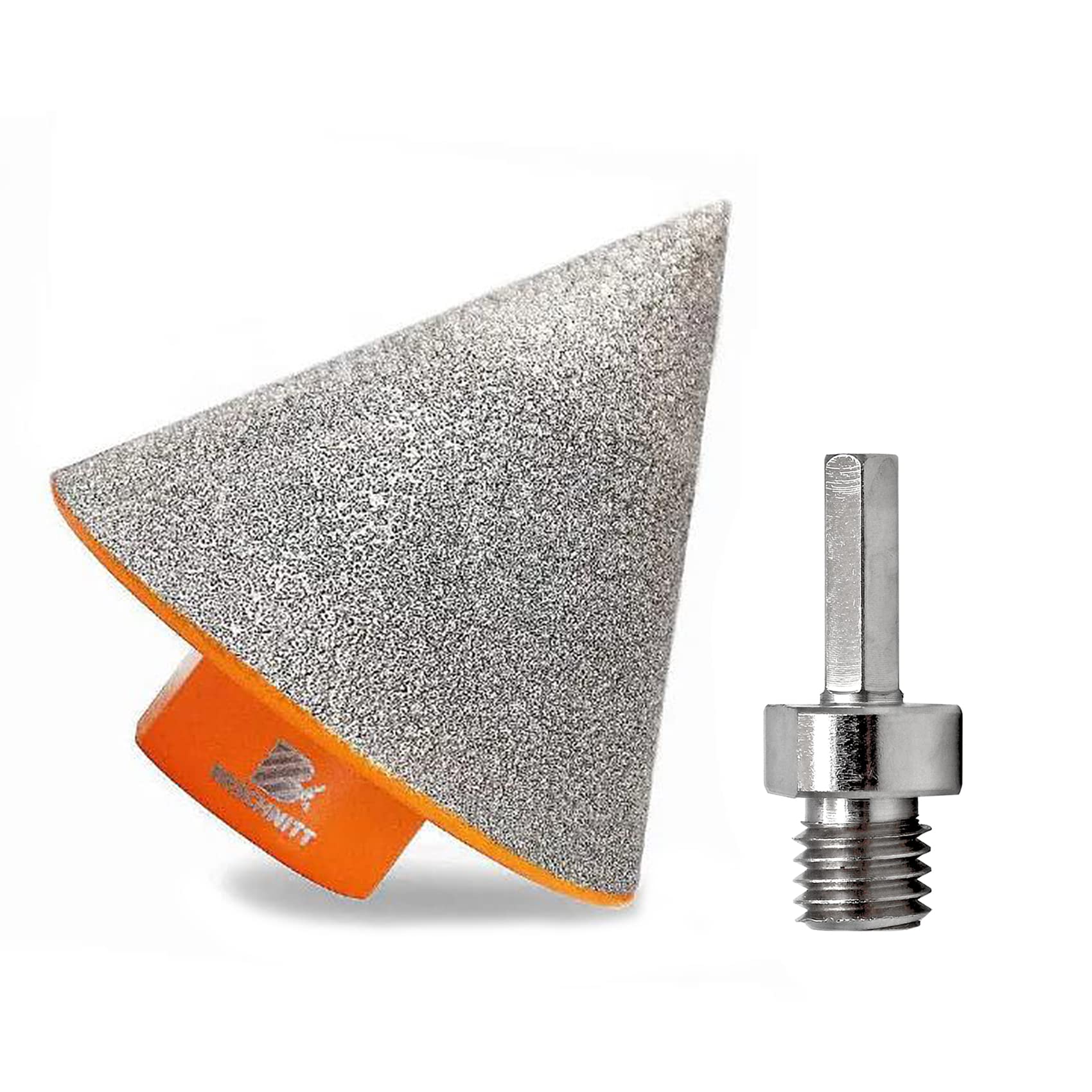 Diamond Beveling Chamfer - 2"(50mm) Diamond Countersink Drill Bits - for Existing Holes Enlarging Shaping Trimming in Tile Marble Granite Ceramic with 5/8-11" Thread Adapter(hex Shank)