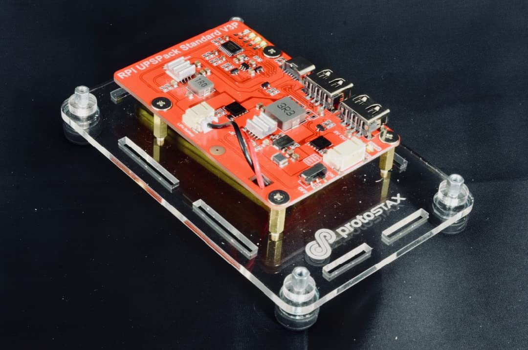 ProtoStax Enclosure for RPI UPSPack Standard V3