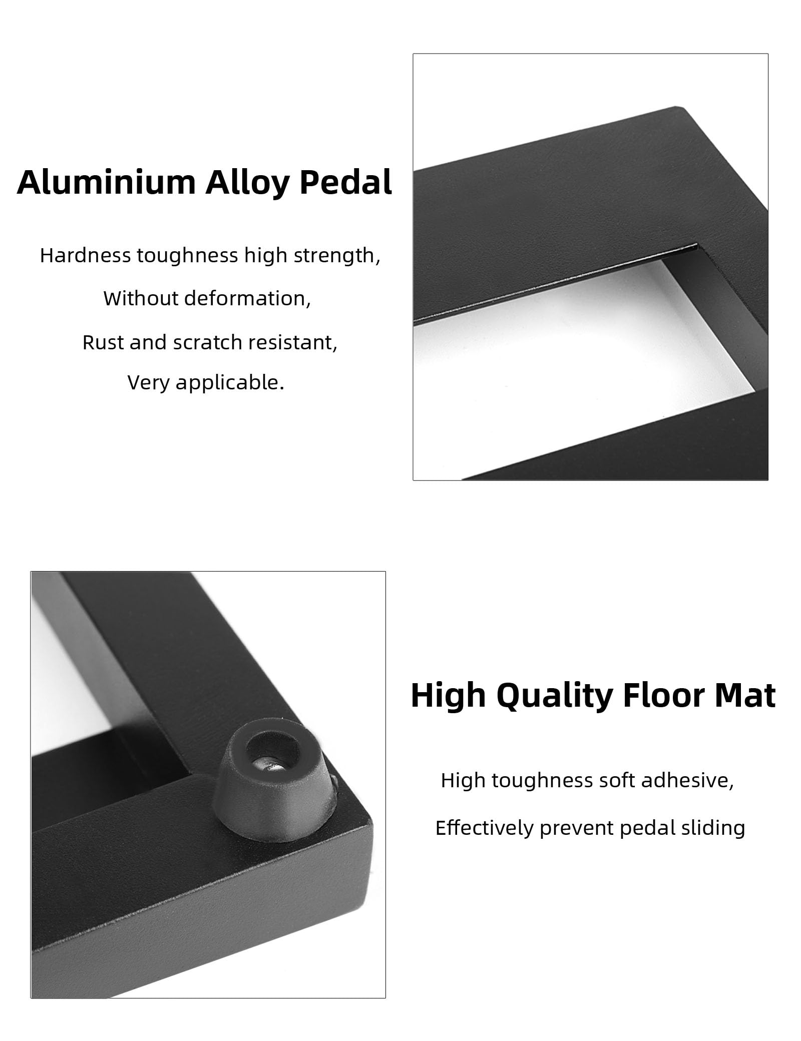 Mr.Power 15" x 5.7" Mini Pedalboard, 0.75lb Alum Alloy Super Light Guitar Bass Effect Pedal Board, With Accessories Self Adhesive Hook Loop Tape, Cable Ties, CabIe Clamps (Small Pedalboard)