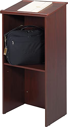 Safco 8915Mh Stand-Up Lectern 23W X 15-3/4D X 46H Mahogany