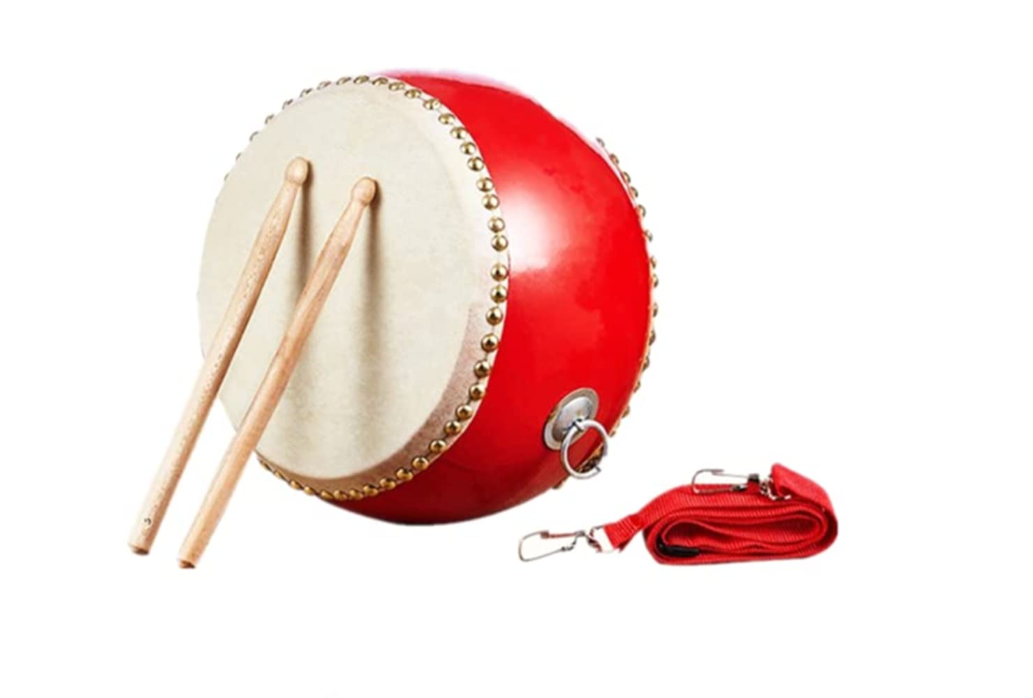 WILD COTTAGE Chinese drum Hand Percussion instrument Tambourine Taiko Musical Instruments Glove& false beard For Adult youth