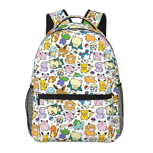 Cartoon Backpack Unisex Casual Durable Waterproof Daypack Personalized Laptop Bags Travel Work Sports Backpack for Men Women
