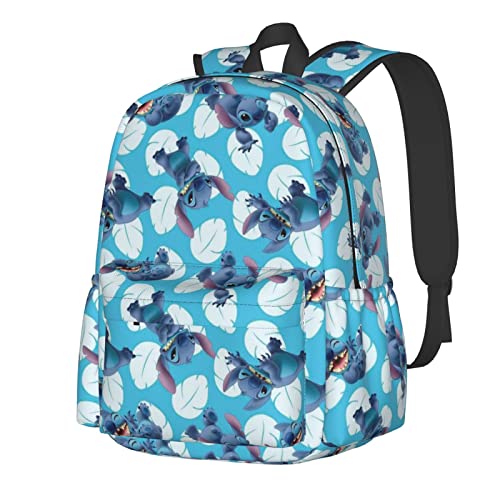 Cartoon Backpack, 16.5 Inch 3d Printed Fashion Backpack Casual Novelty Laptop Womens Mens Backpack