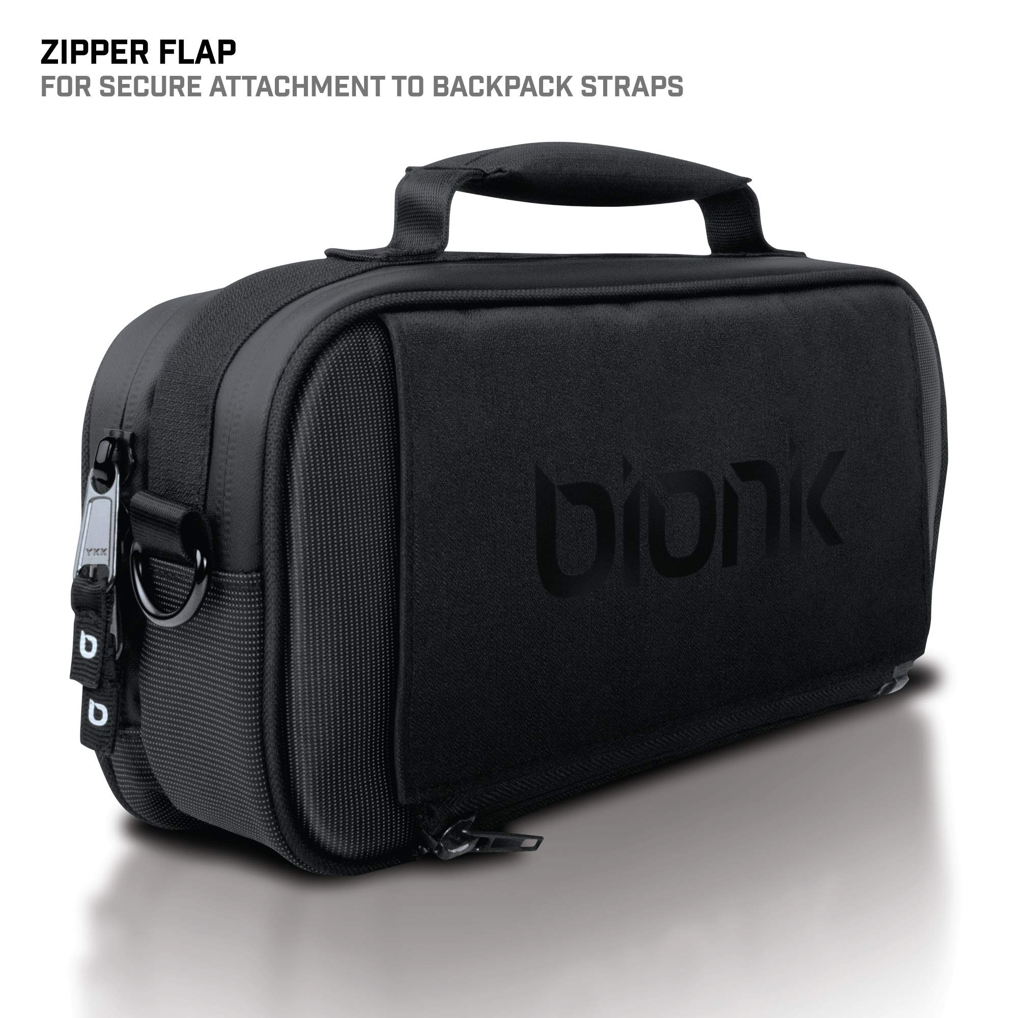 bionik BNK-9030 Commuter Reinforced Tactile Bag for Nintendo Switch and Accessories, Black