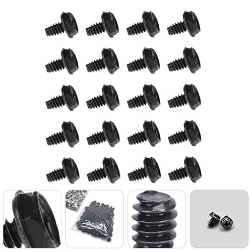 DIKACA Screws 300 pcs pci Fastener PSU Power Screw Round Computer Replacement I for Fixing Metal Slot Head Accessory Mounting Case Case Pc Computers