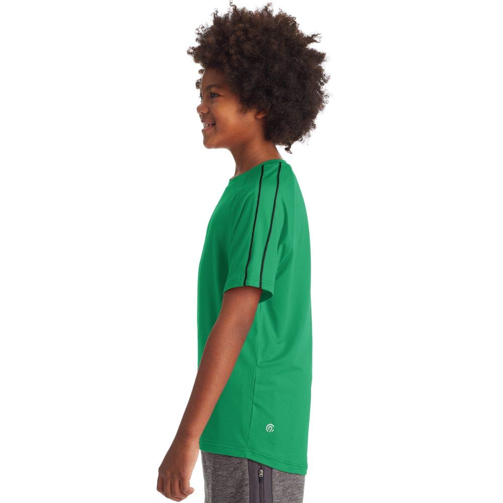C9 Champion boys Fashion Tech Short Sleeve T Shirt, Kelly Green, Small US