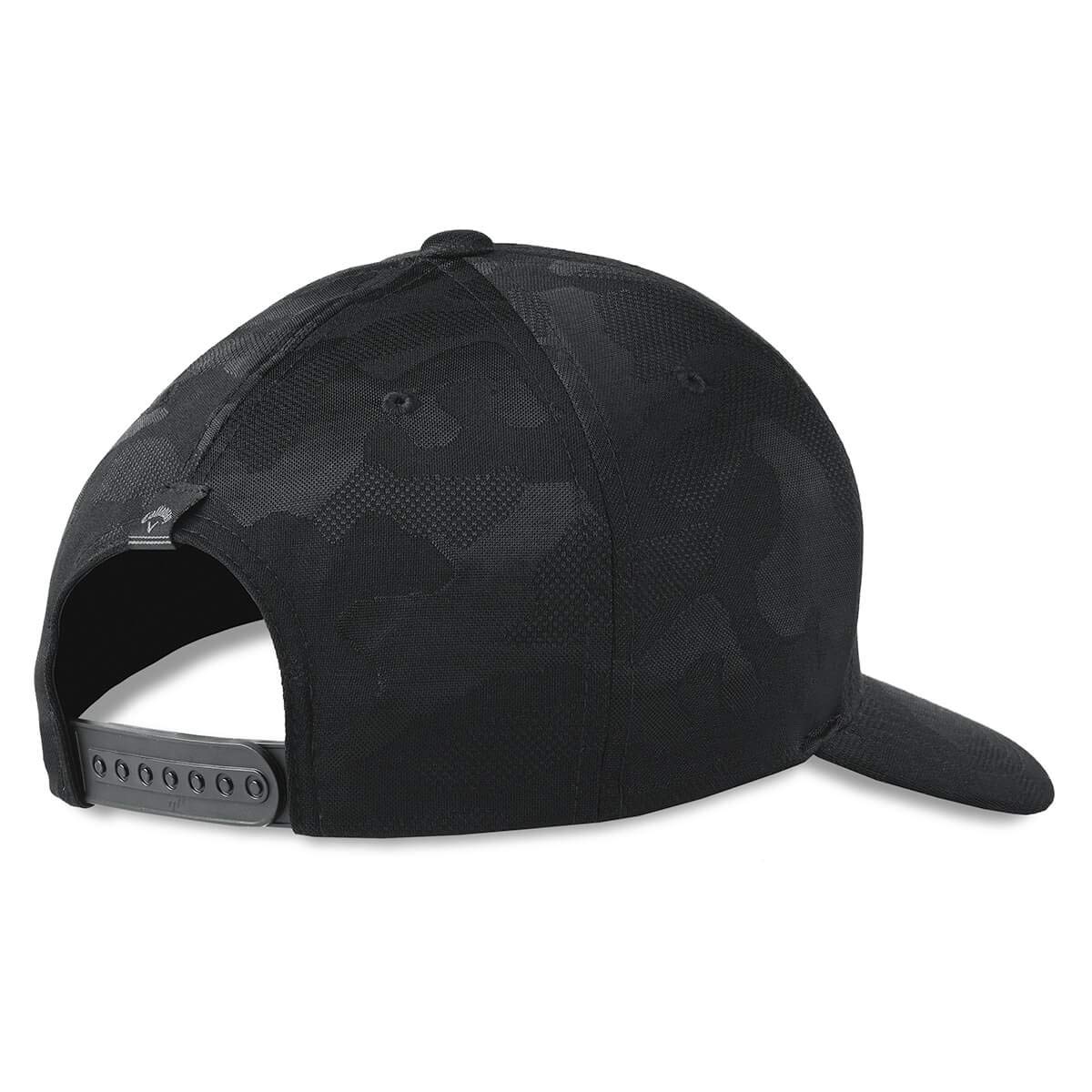Callaway Camo Flexfit Snapback Hat, One Size, Black
