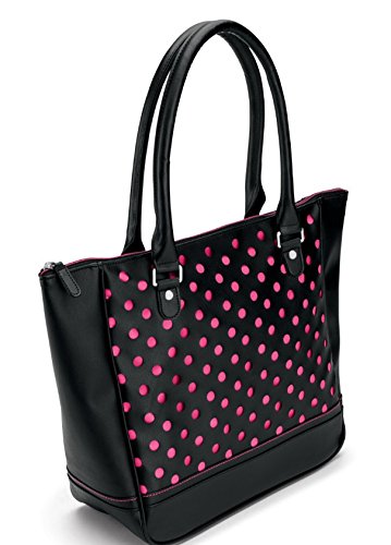 Callaway Golf 2018 Uptown Tote, Polkadot Black/ Coral