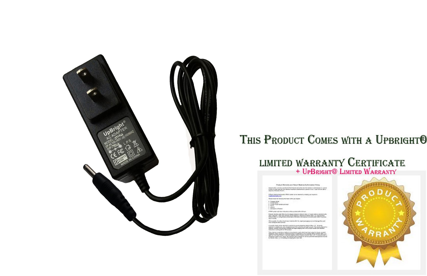 UpBright 5V AC/DC Adapter Compatible with HP DF1010V1 DF1010V2 DF1010P1 10" 10.1" df840v1 df810v1 8" df730v1 DF730V2 DF720 DF780B2-24 DF780B4 DF780B4-19 7" DPF Photo Picture Frame Power Supply(NOT 9V)