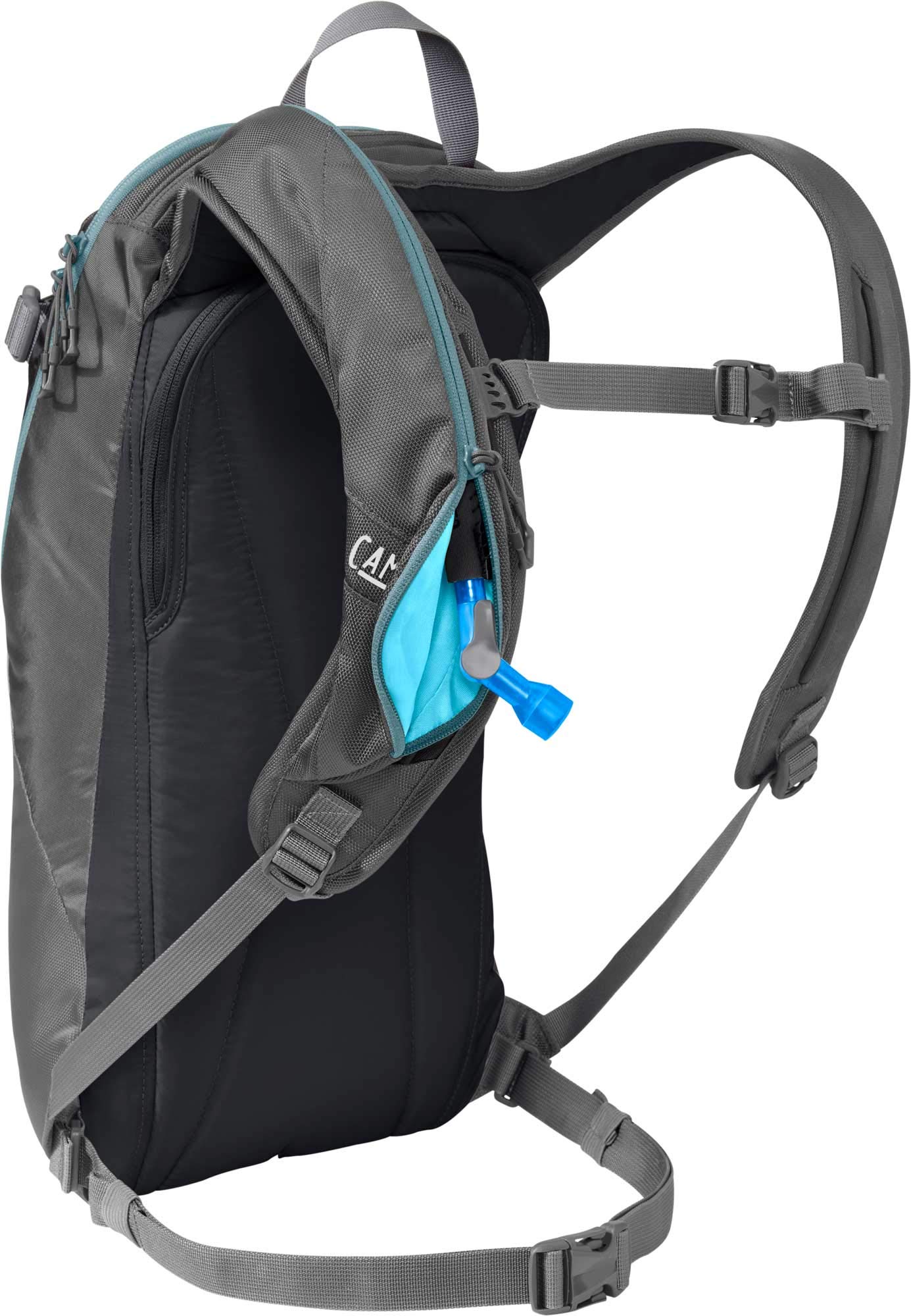 CamelBak Powderhound 12 Hydration Pack, 100oz Graphite/Adriatic Blue