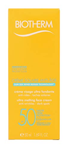 Biotherm Creme Solaire, SPF 50 UVA/UVB Melting Face Cream, 1.69 Ounce