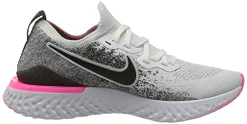 Nike Epic React Flyknit 2 Women's Running Shoe White/Black-Hyper Pink-Blue Tint 6.5