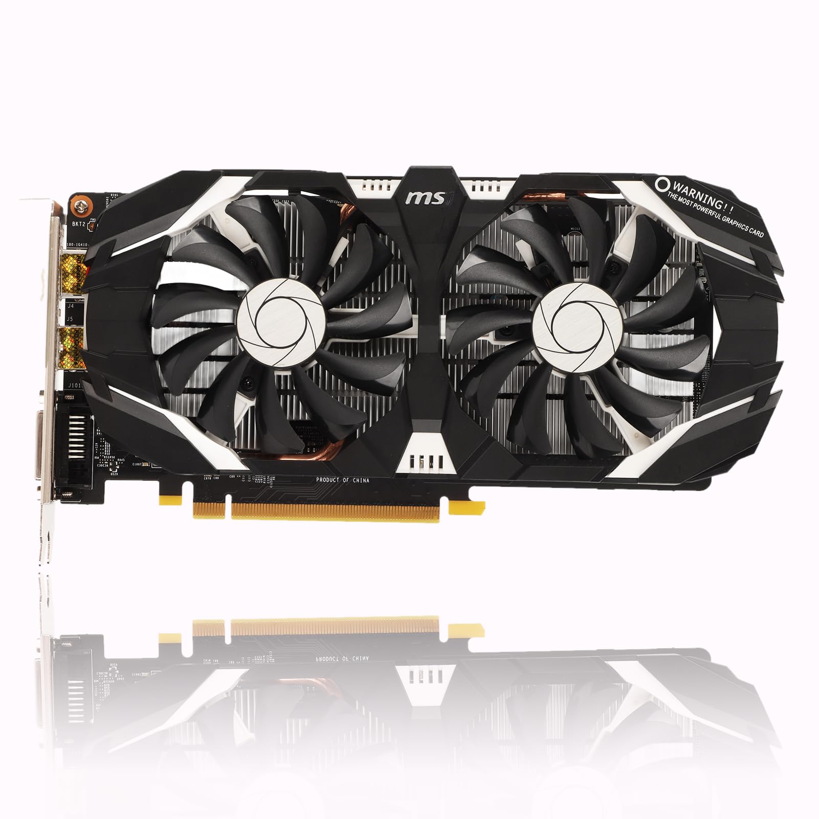 Dpofirs GTX1060 Graphics Card, Computer Graphics Card 5GB GDDR5 192bit with Fans 4K HDR Technology 8008MHz Gaming Graphics Card with HDMI DVI DP Display Interface(5GB)
