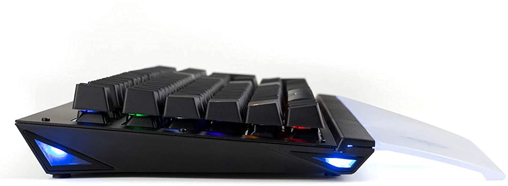 XYLXJ Mechanical Gaming Keyboard LED Backlit Wired Keyboard with Blue Switches for Windows Gaming PC (108 Keys, Black)
