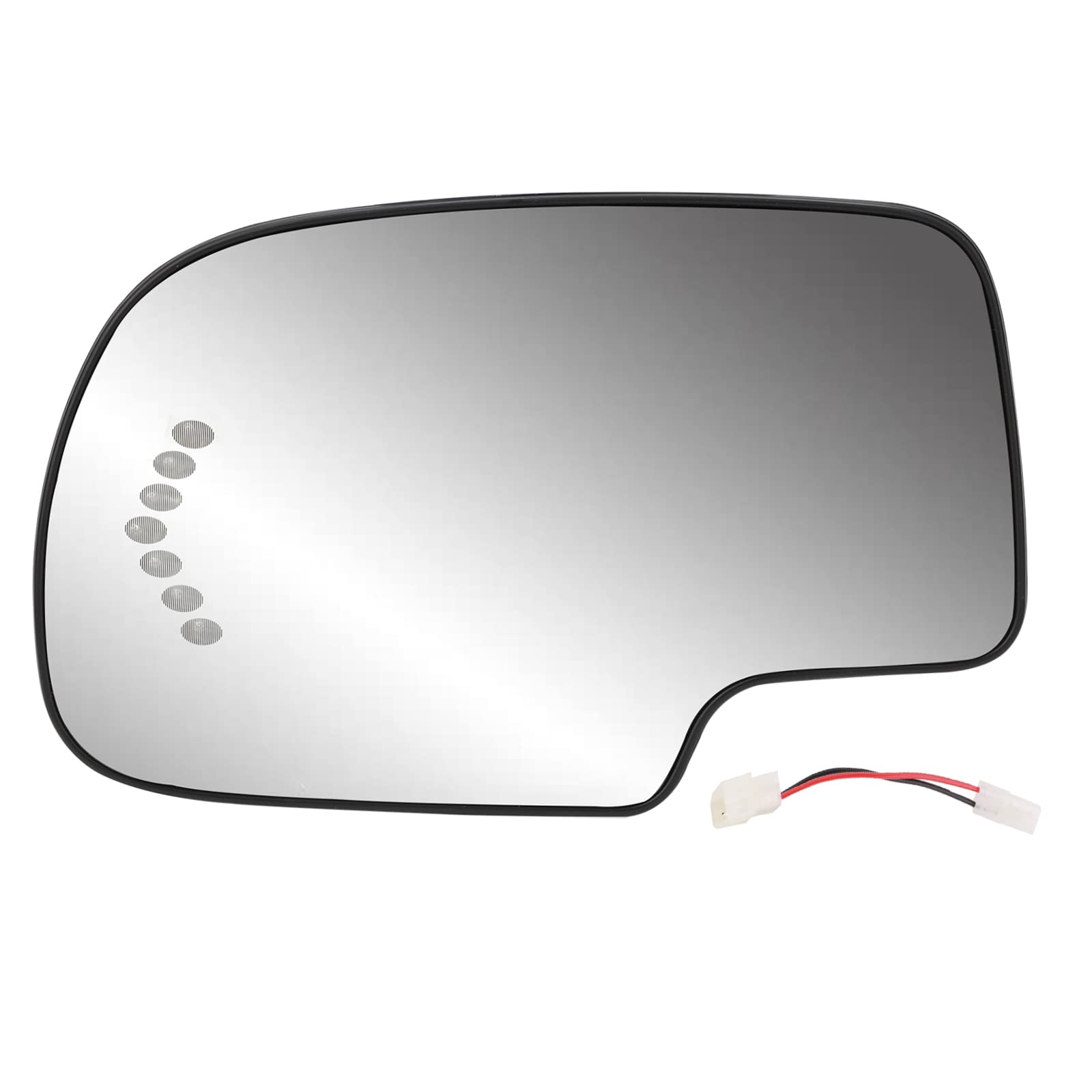 Driver Left Side Heated Mirror Compatible with 2011-2014 Ford F150 Blind Spot Mirror Glass - Side Rearview Convex Mirror w/backing Holder - Replace# BL3Z-17K707-E