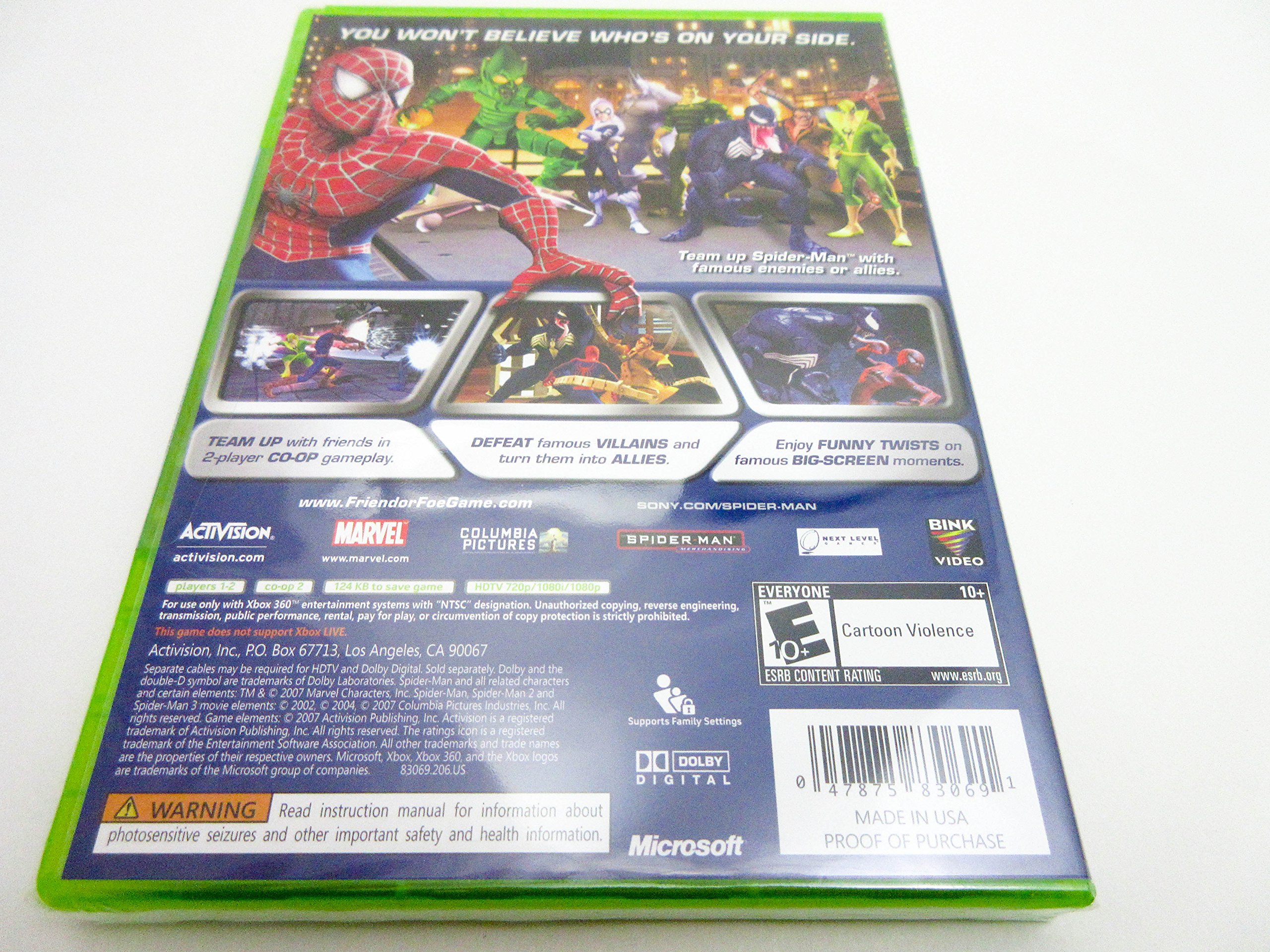 Spiderman: Friend or Foe - Xbox 360