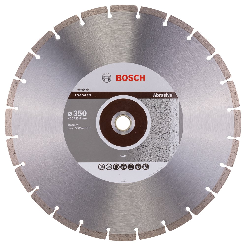 Bosch Professional 2608602621 Standard for Abrasive Diamond Cutting disc, Silver/Grey