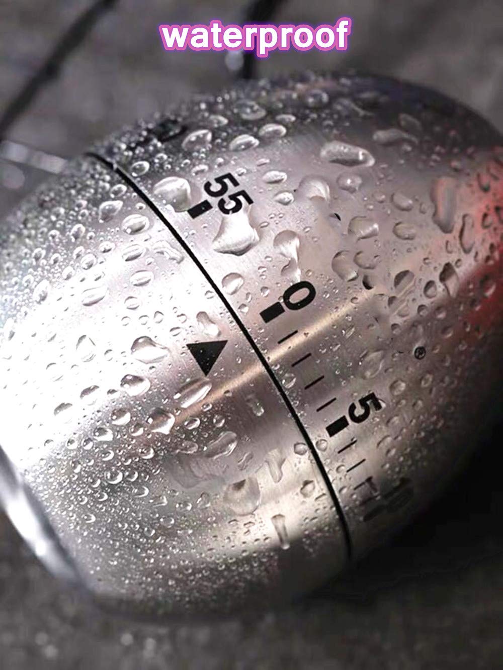 Egg Timer Wind up Timer Kitchen Timer Cooking Timer Reminder Timer Mechanical Reminder Cute Timer Mechanical Rotating Alarm with 60 Minutes for Cooking (Silver)