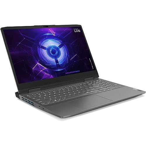 Lenovo LOQ 15IRH8 15.6" Full HD 144Hz Gaming Notebook Computer, Intel Core i5-13420H 2.1GHz, 8GB RAM, 512GB SSD, NVIDIA GeForce RTX 3050 6GB, Windows 11 Home, Storm Gray