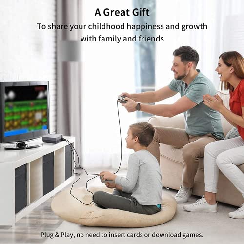 Retro Game Console,Classic Mini Retro Game Console, Classic Mini Console Built-in with 620 Classic Retro Games,AV Output,Plug and Play Video Game Console