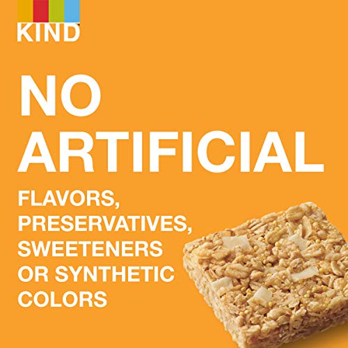 KIND Healthy Grains Bars, Oats & Honey With Toasted Coconut, Healthy Snacks, Gluten Free, 40 Count