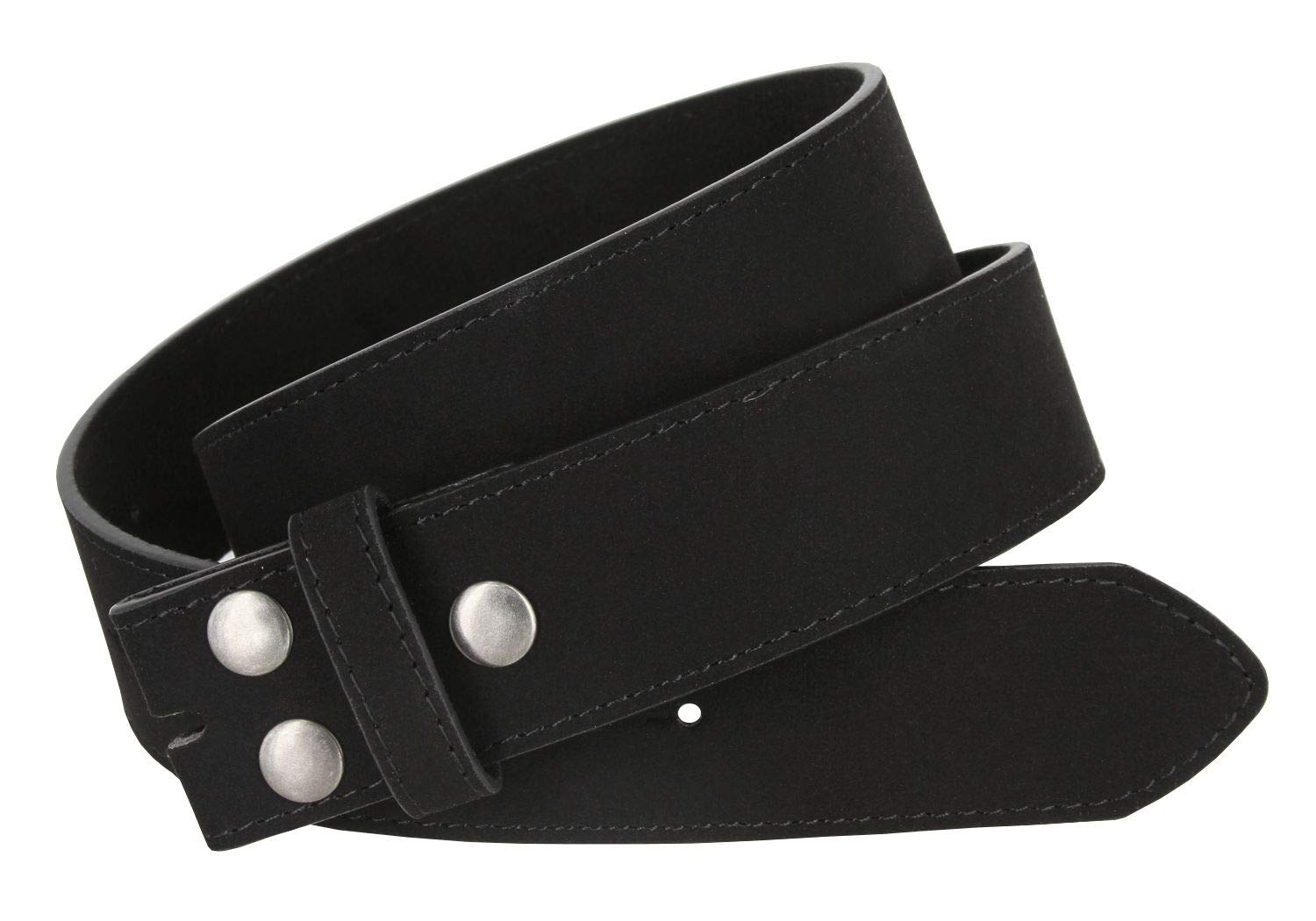 Casual Suede Leather Belt Strap for Women 1 1/2" Wide (Black, 34)