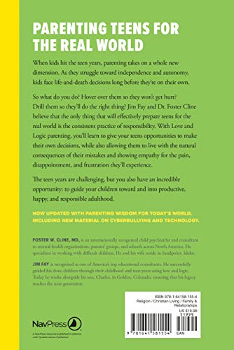 Parenting Teens with Love and Logic: Preparing Adolescents for Responsible Adulthood