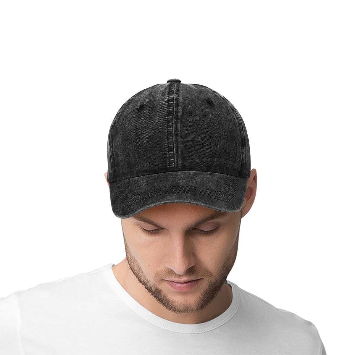 Custom Hats Design Your Own - Custom Baseball Cap for Men Women, Make Your Own Customized Dad Trucker Hat Black