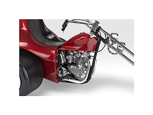 Revell 17325 Evil Iron Trike 1:8 Scale 153-Piece Skill Level 5 Model Motorcycle Bike Building Kit, White
