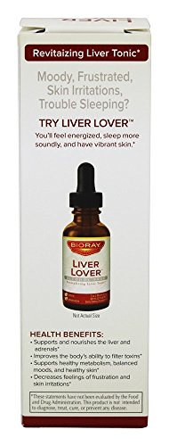 BIORAY Daily Liver Lover - 2 fl oz - Supports The Liver & Adrenals - Non-GMO, Vegan, Gluten Free